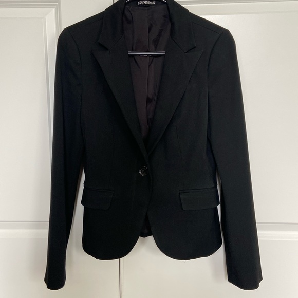 Express | Jackets & Coats | Express Blazer Black | Poshmark